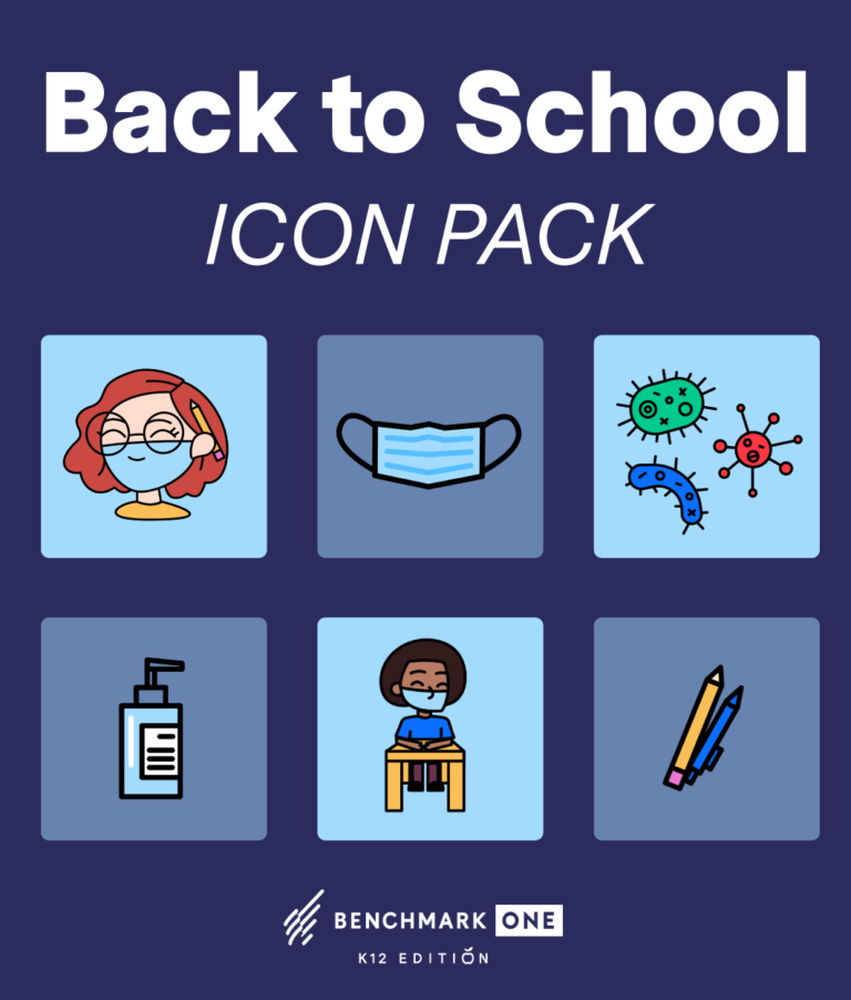 The K12 Back to School Icon Pack - BenchmarkONE